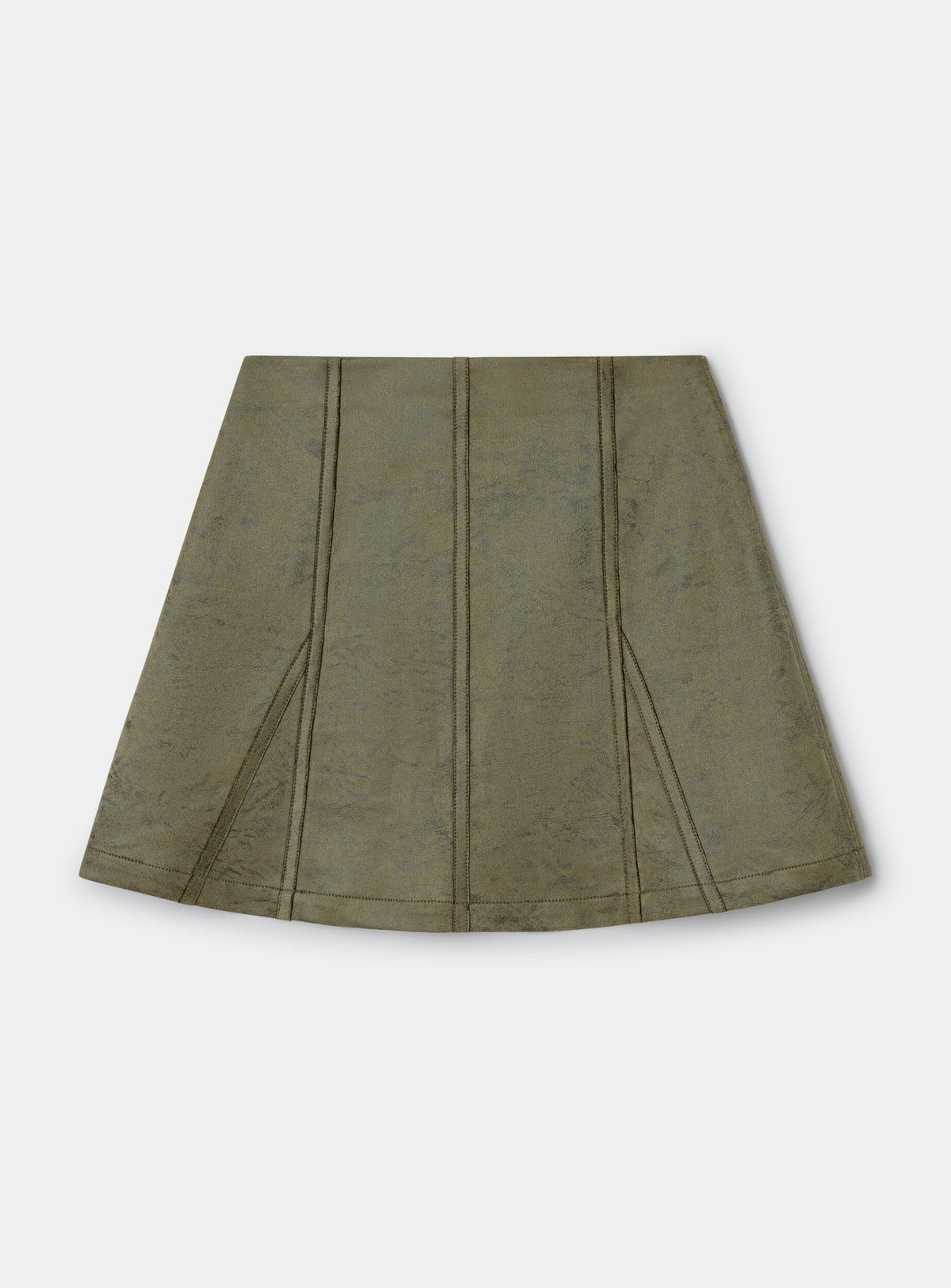 Judy Khaki Short Skirt | LAAGAM
