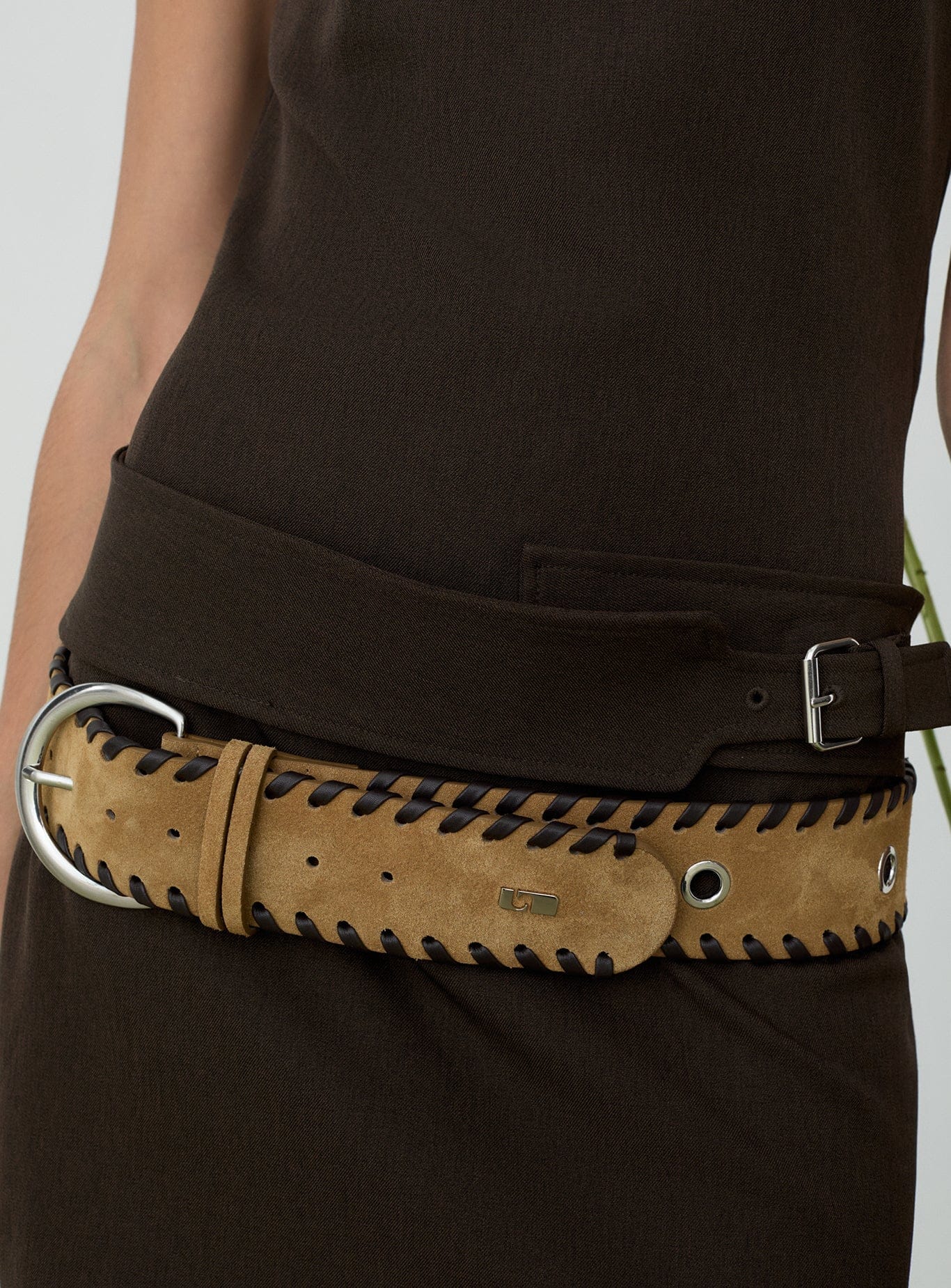 Annie Braided Camel Belt | LAAGAM