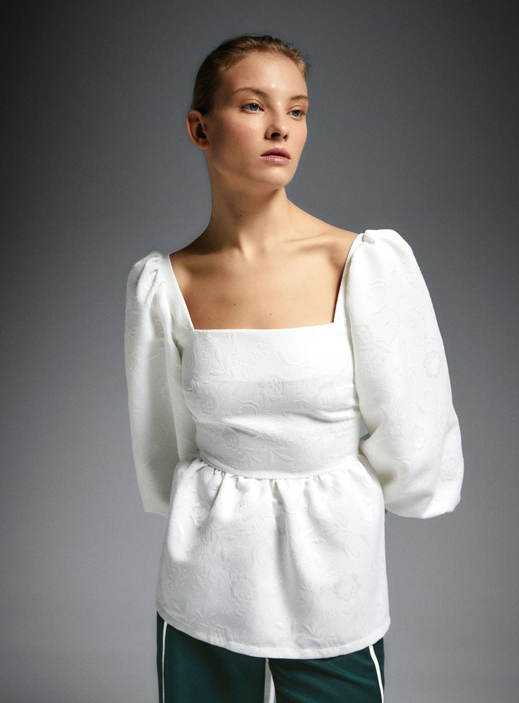 CECILE WHITE BLOUSE – LAAGAM