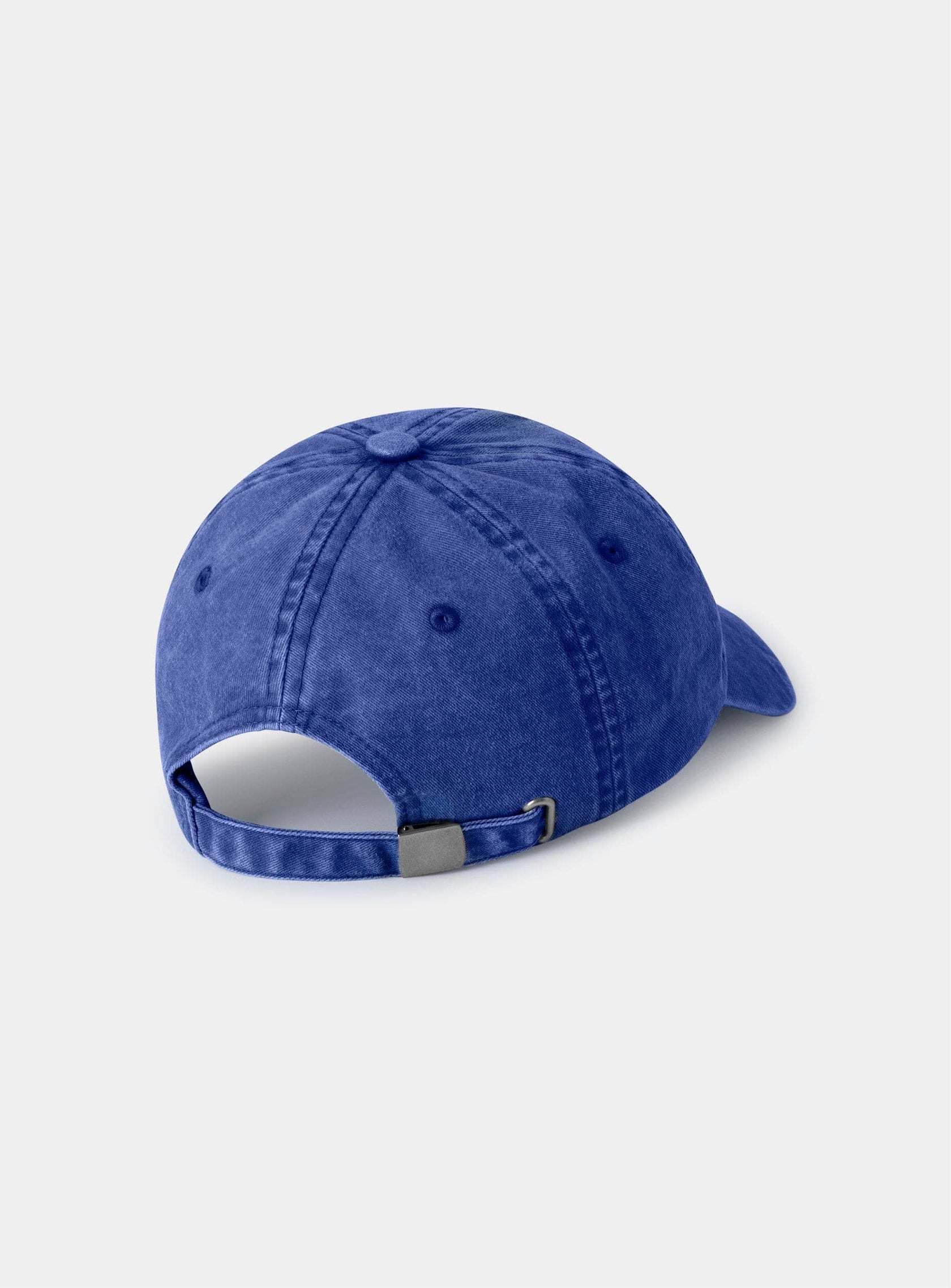 BLUE EMBROIDERED LOGO CAP – LAAGAM