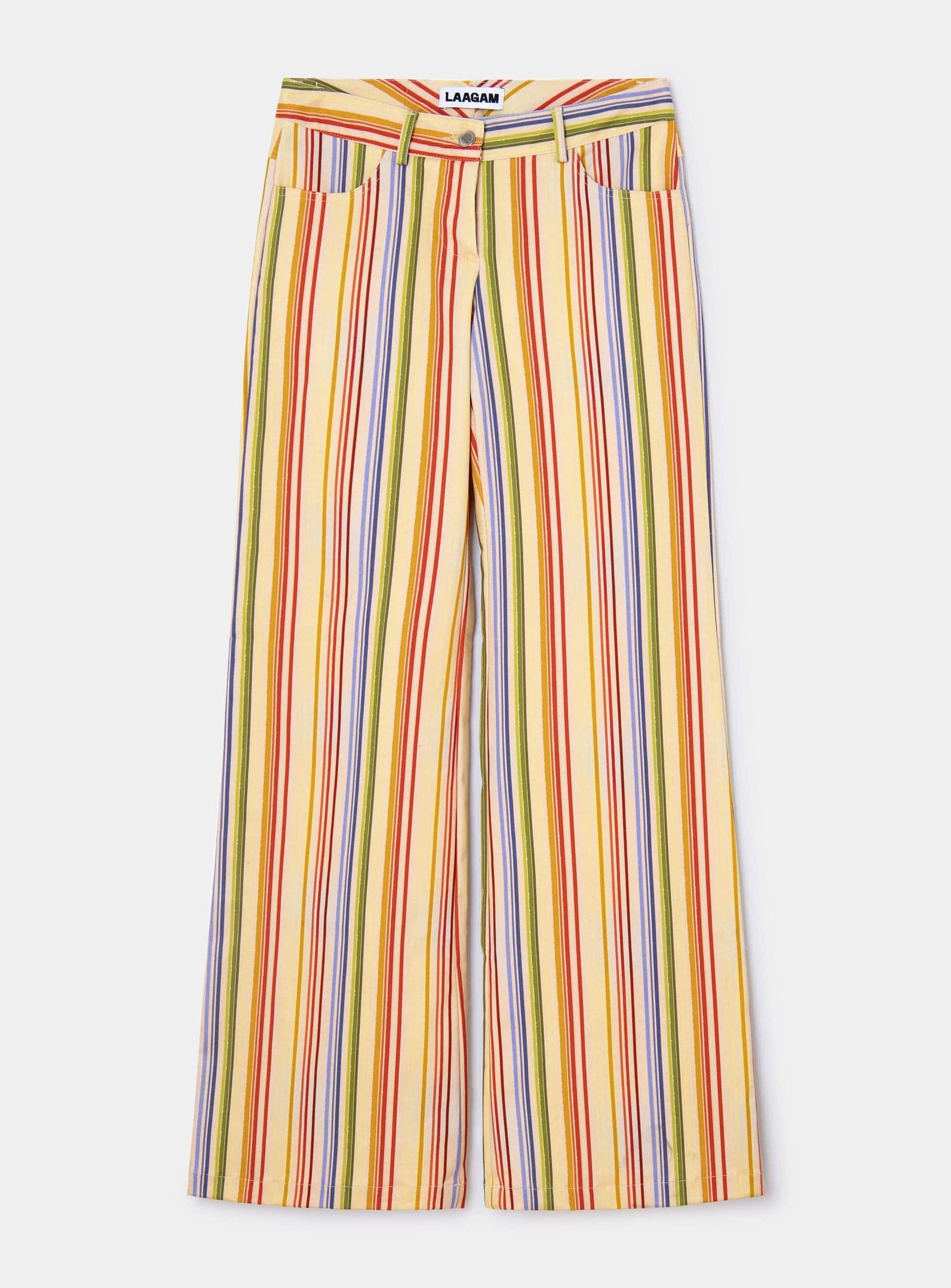 LEROY STRIPED TWILL PANTS – LAAGAM