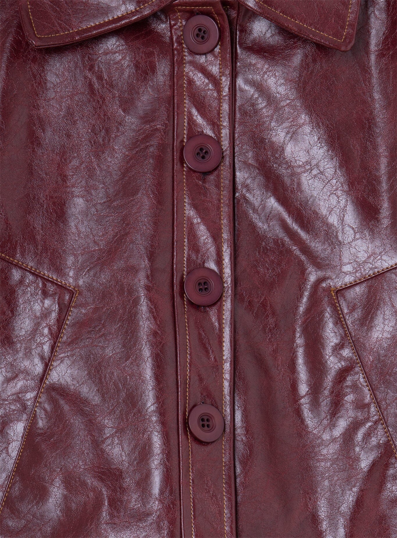 ALEXA FAUX LEATHER JACKET – LAAGAM